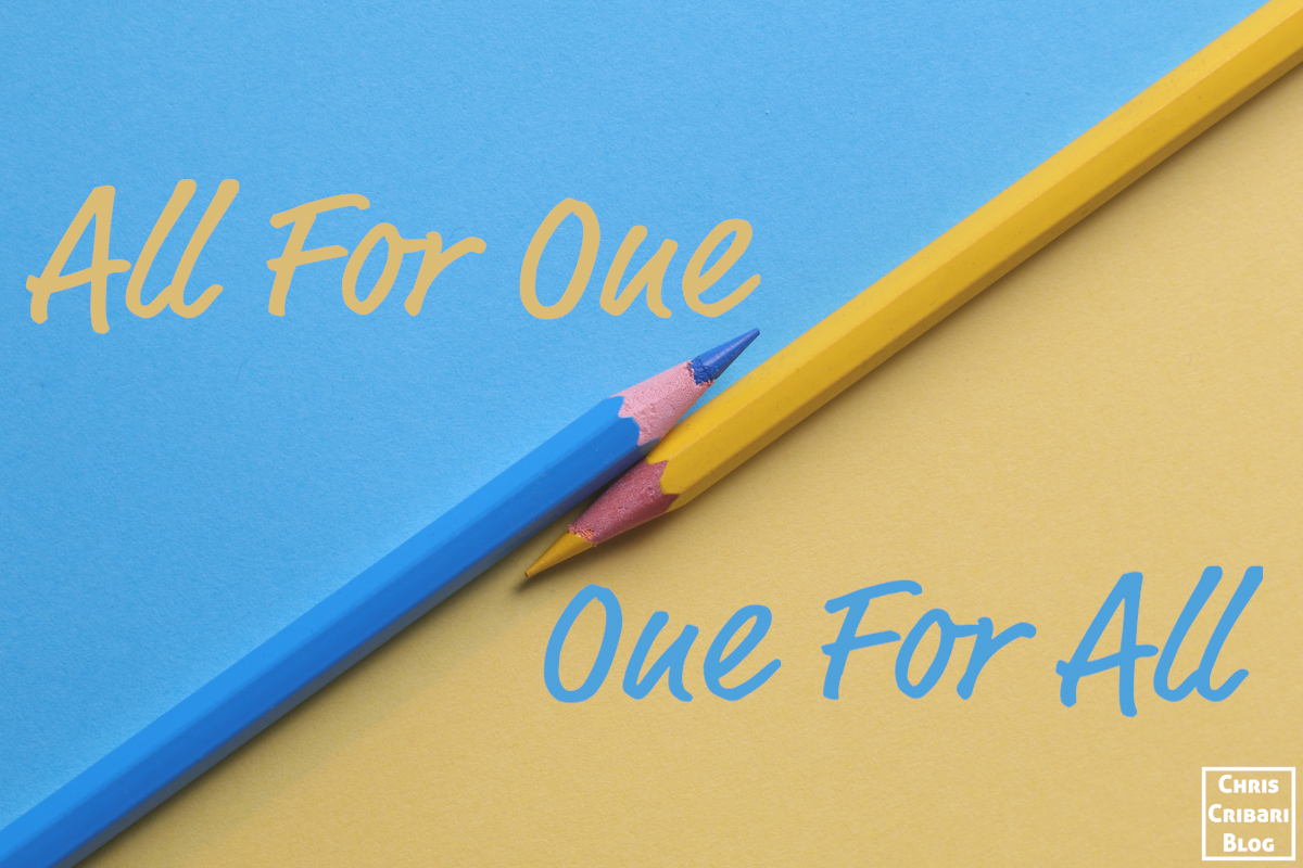 Galatians: All For One + One For All | 10-16-2019 – chris cribari blog