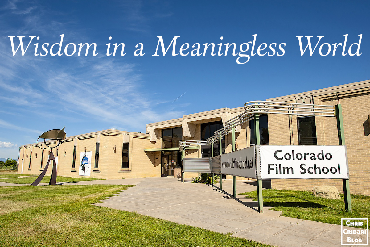 Ecclesiastes: Wisdom in a Meaningless World | 11-6-2022 – chris cribari ...